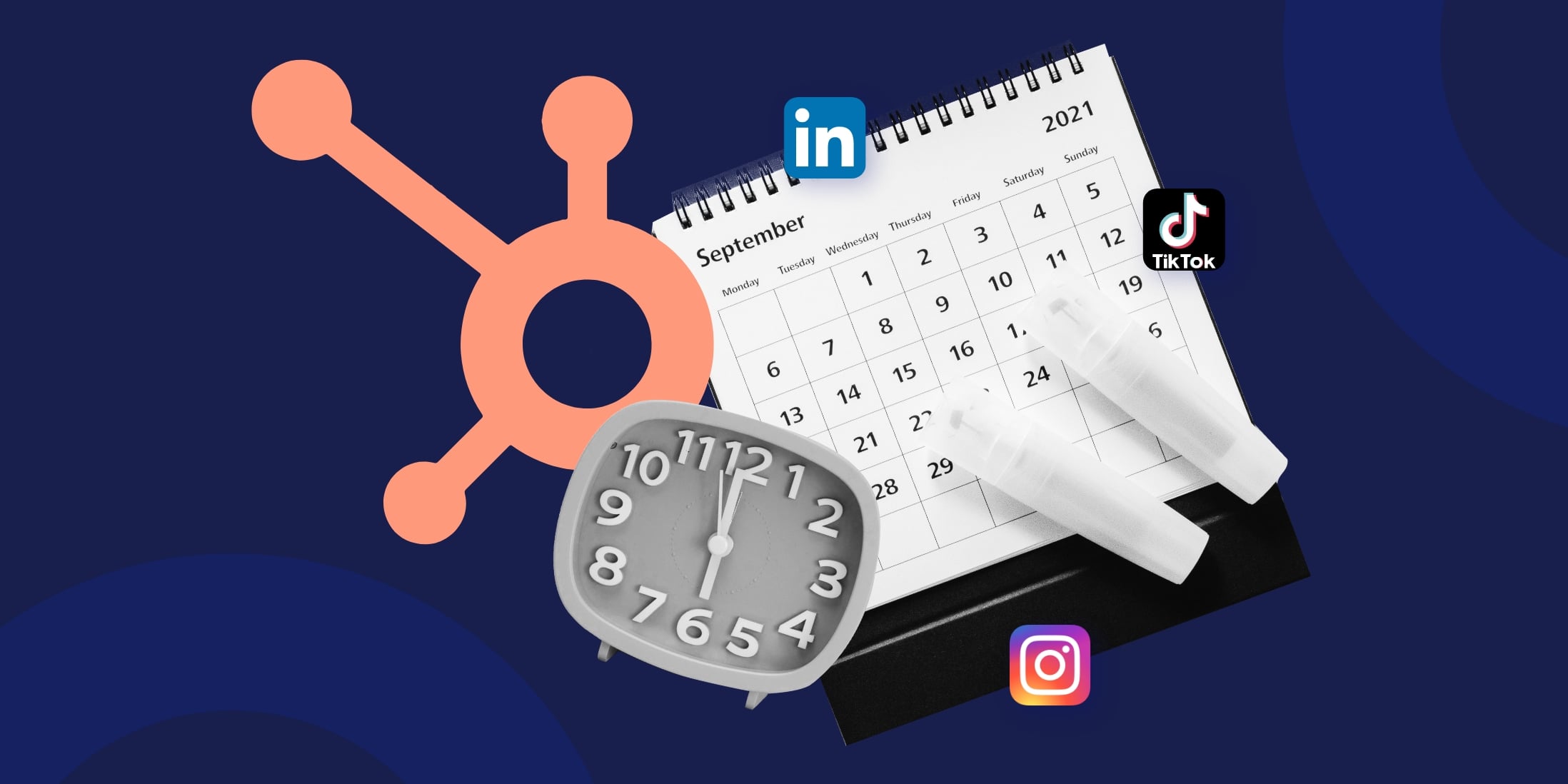 Schedule Monthly Updates in a Day with HubSpot Social Media Tool